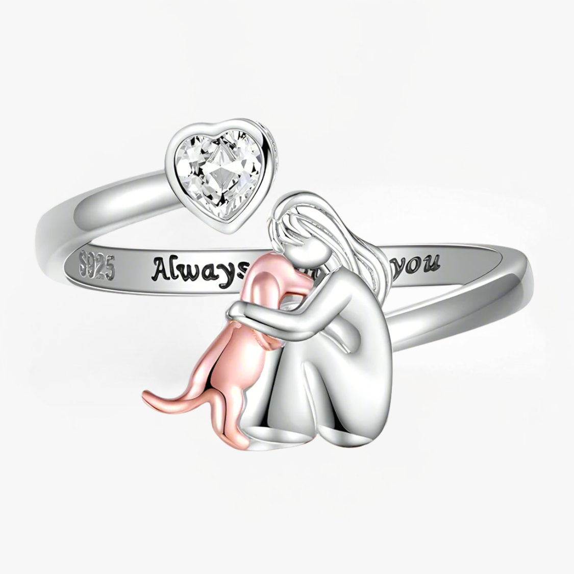 Cuddle Ring (Dog) – Meaningful Jewelry